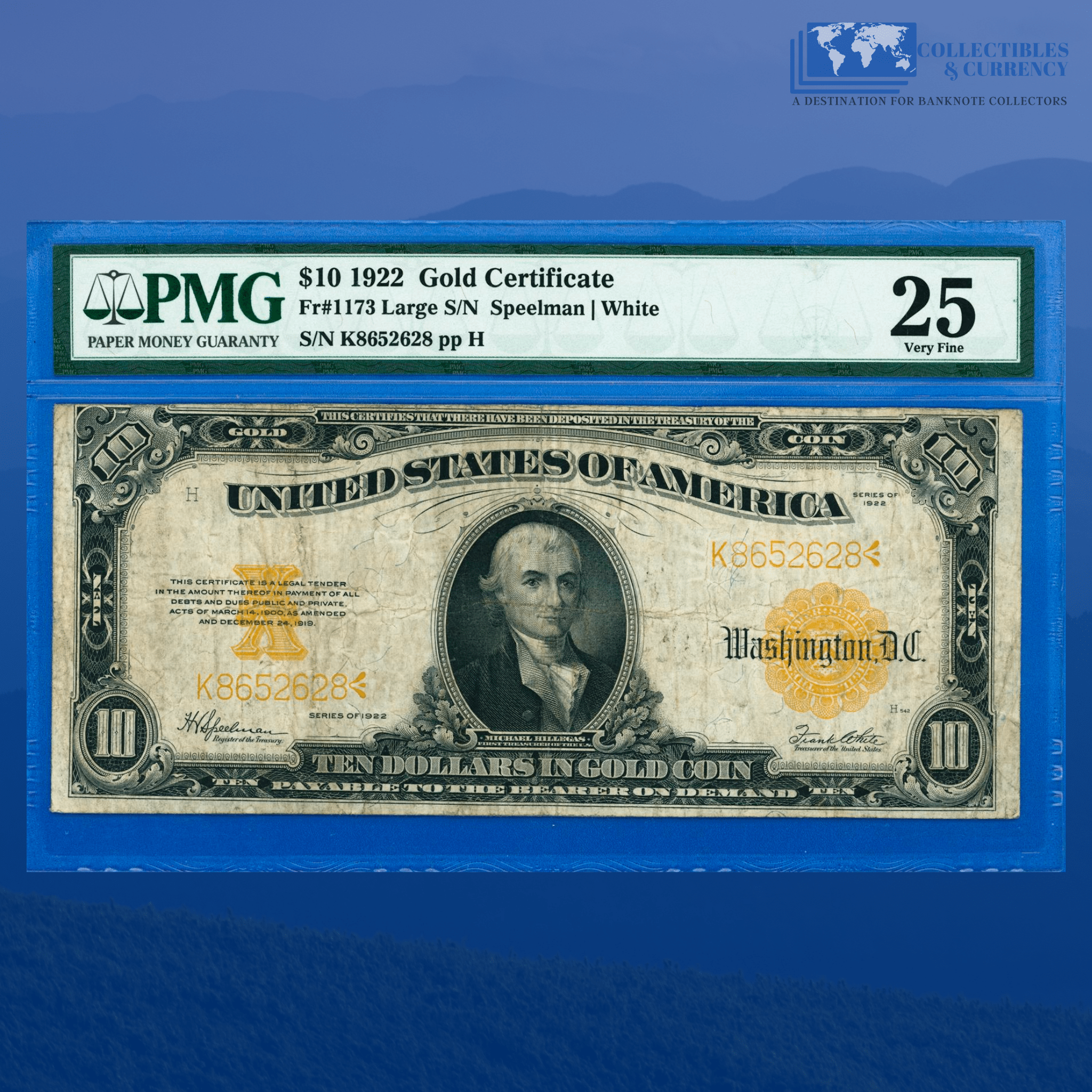 $10 Ten Dollars Bill