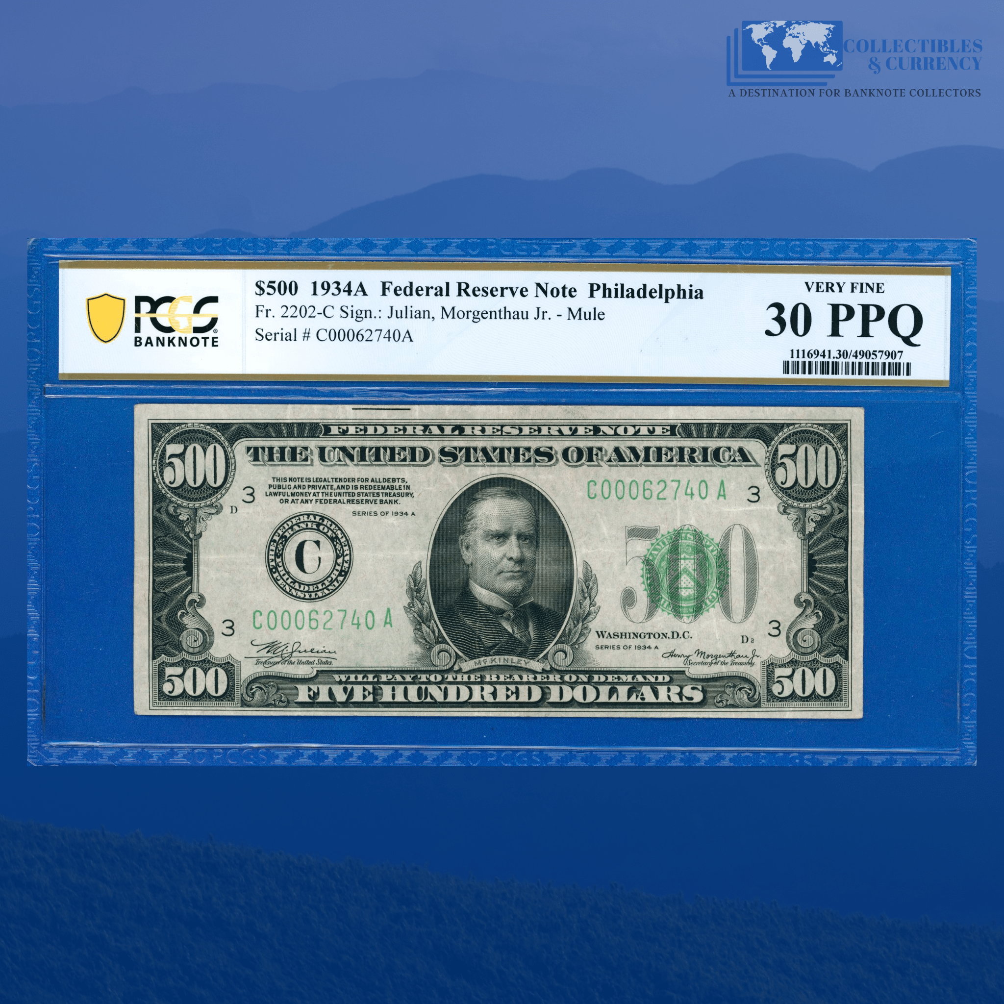 Buying/Selling $500 Five Hundred Dollars Bill Series of 1928, 1934